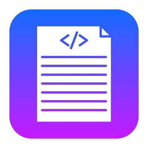 테스트 스크립트 아이콘 프리미엄 벡터