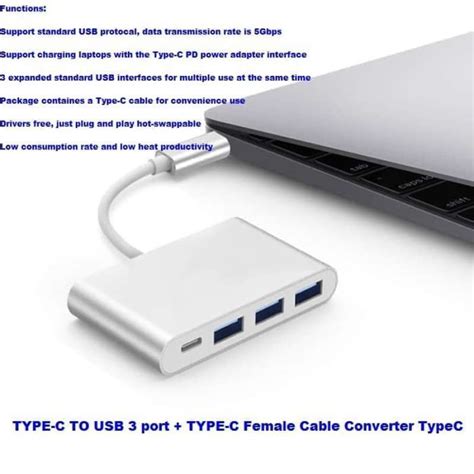 Promo Cable Converter Type C To Usb Port Type C Female Type C Diskon Di Seller Shika