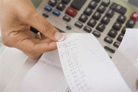 Woman With Adding Machine Tape Stock Photo By Londondeposit 21820035