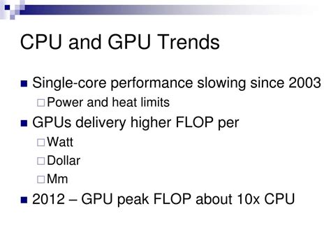 Ppt Gpu Programming And Architecture Course Overview Powerpoint Presentation Id 1619401