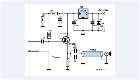 Circuit Diy 1 Ghz Active Probe Circuit Elektor Magazine