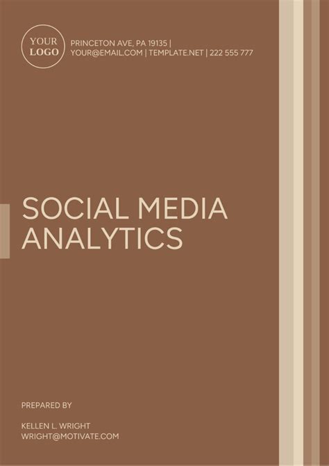 Free Social Media Report Templates To Edit Online And Print