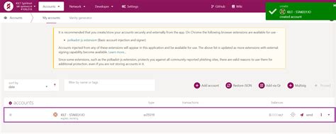 How To Create A Kilt Wallet On Polkadot Js Apps Kilt