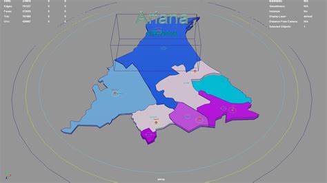 Ariana Tunisia Map Region Geography Political Geographic 3d Model Rigged Cgtrader