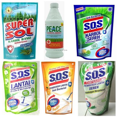 Carbole Floor Mop Sos Lemongrass Apple Orange Apple Lemongrass Bathroom