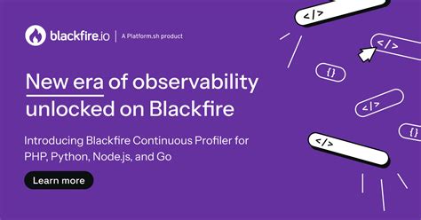 A New Era Of Observability Introducing Blackfire Continuous Profiler For Php Python Nodejs