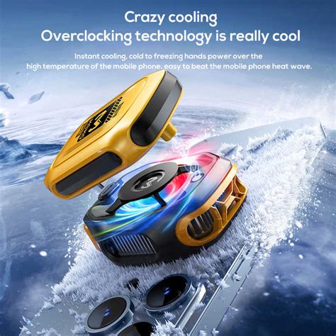 MEMO CX12 Digital Display Cell Phone Cooler Gaming Fan