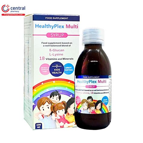 Thuốc Healthyplex Multi Syrup 150ml Giúp Bổ Sung Vitamin Và Khoáng Chất