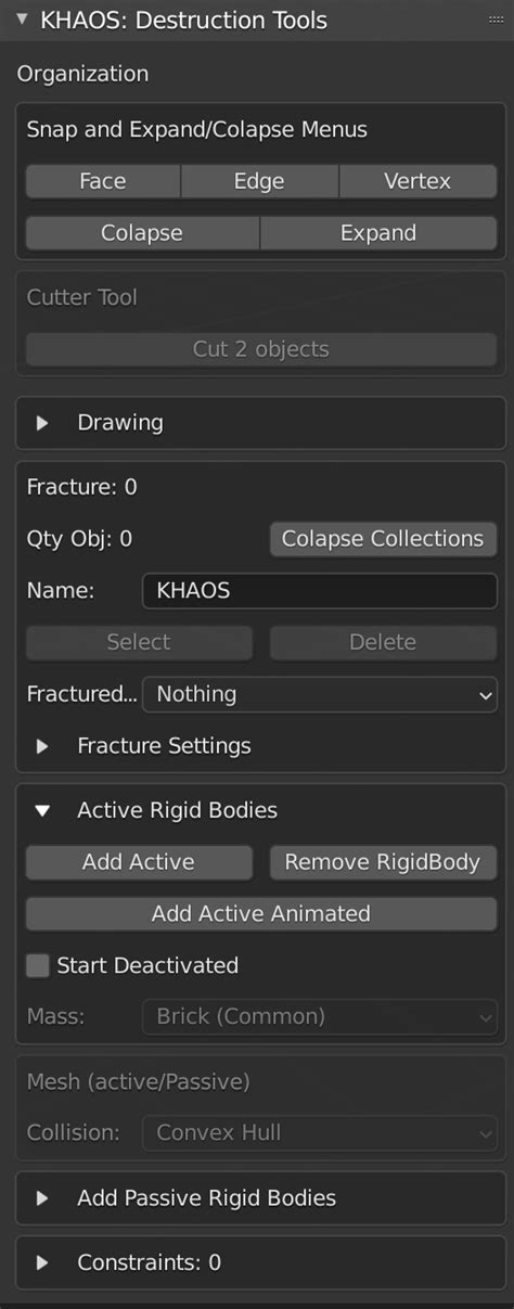 KHAOS Explosion Destruction Add On BlenderNation Bazaar