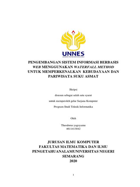 Pengembangan Sistem Informasi Berbasis Web Menggunakan Waterfall Method Untuk Memperkenalkan
