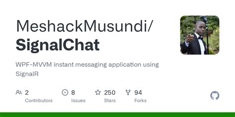 Github Meshackmusundisignalchat Wpf Mvvm Instant Messaging Application Using Signalr