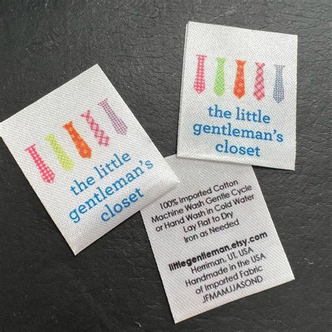 The Cutest Satin Labels Off Custom Couture Label Company