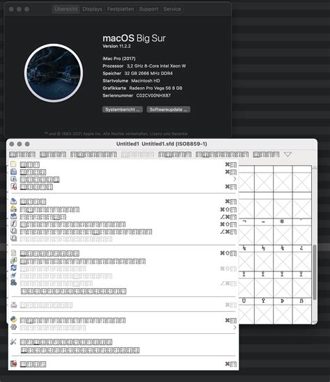 Fontforge On Mac Os Big Sur 1122 What Went Wrong Please Help Me