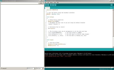 Writing Rtc Code Ds3231 Arduino