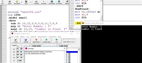 Find The Number In Array Using Assembly Language Search Value From Array Using Assembly