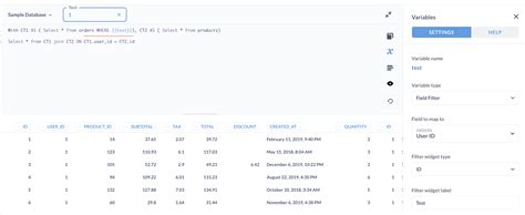 Field Filter In Cte Get Help Metabase Discussion