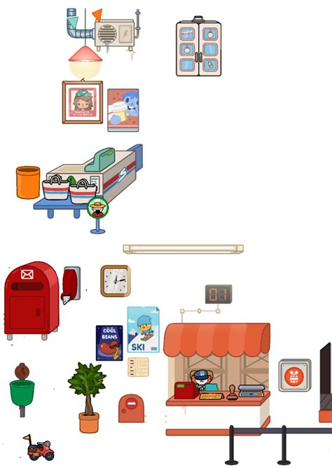 Схемы для бумажного мира Боб Сити Тока Бока распечатать