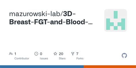 GitHub Mazurowski Lab D Breast FGT And Blood Vessel Segmentation