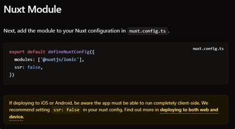 Is It Possible To Use Ionic With Nuxt Ionic Framework Ionic Forum