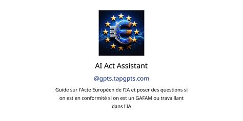 Ai Act Assistant Gpts Features And Functions Examples And Prompts Gpt Store
