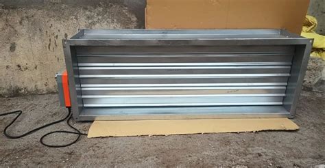 Galvanized Iron Gi Motorized Damper At ₹ 5000piece In Chennai Id