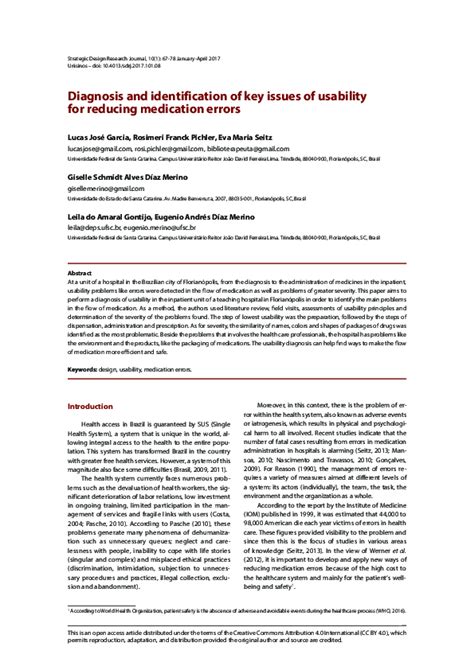 Pdf Diagnosis And Identification Of Key Issues Of Usability For