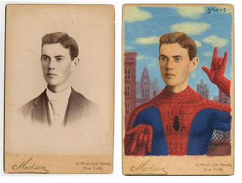 صور فنان يحول شخصيات من الصور القديمة إلى أبطال خارقين المدينة نيوز