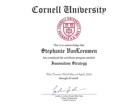 Stephanie Vanleeuwen On Linkedin Im Happy To Share That Ive Finished A New Certificate Program