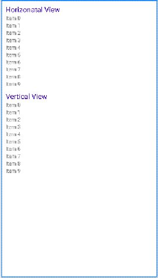 Implement RecyclerView With Vertical Horizontal Lists RRutors