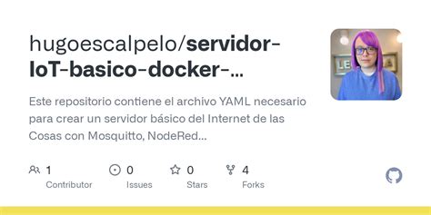 GitHub Hugoescalpelo Servidor IoT Basico Docker Compose Este