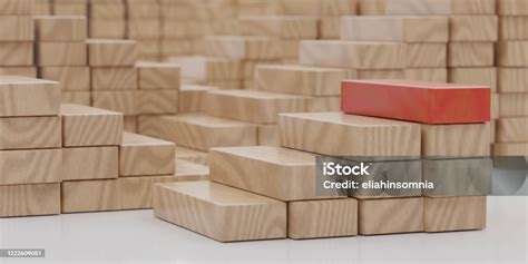 나무 블록 스태킹 스텝 계단 케이스 성장 성공 프로세스 3d 렌더링 그림을 위한 비즈니스 개념 개발에 대한 스톡 사진 및 기타 이미지 Istock