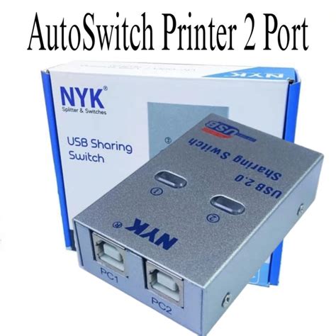 Jual Usb Sharing Switch Printer 2port 2 Port Sharing Switcher 1 2
