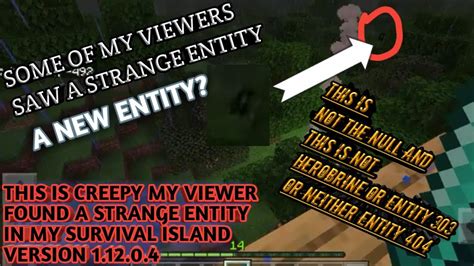 Some Of My Viewers Saw A Strange Entity Unknown Entity Found In