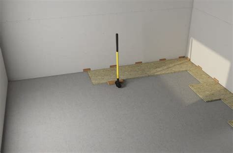 Install A Floating Subfloor In The Basement RONA