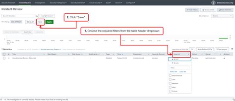Creating Saved Filtersviews For The Notables In The Incident Review Dashboard Splunk