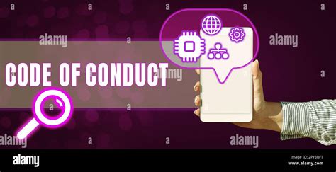 Conceptual Caption Code Of Conduct Conceptual Photo Ethics Rules Moral Codes Ethical Principles