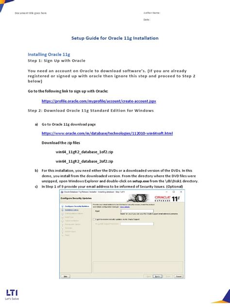 Oracle 11g Installation Guide Pdf Zip File Format Databases