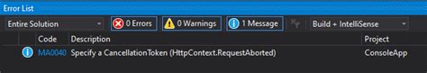 detecting missing cancellationtoken using a roslyn analyzer meziantou