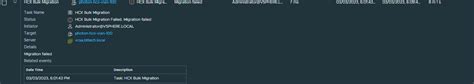 VMware HCX Migration Retry BTTECH Blog
