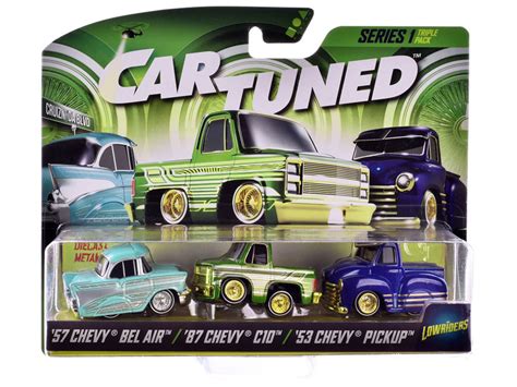 Lowriders Series 1 Chevrolet Triple Pack Set Of 3 Cars Diecast Model