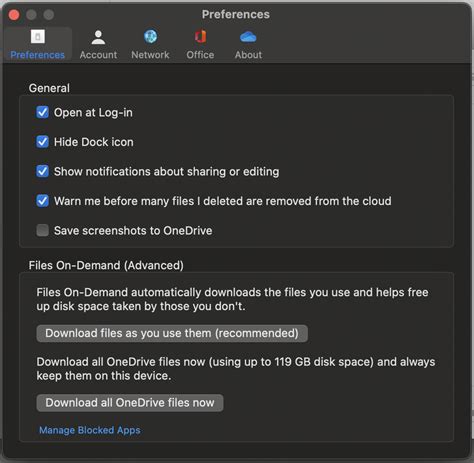 Onedrive Backup Tab Missing In Macos R Onedrive