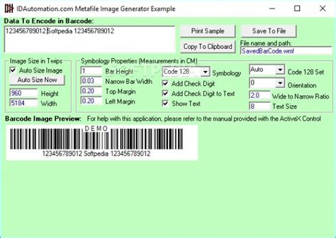 Idautomation Barcode Activex Control And Dll Download Softpedia