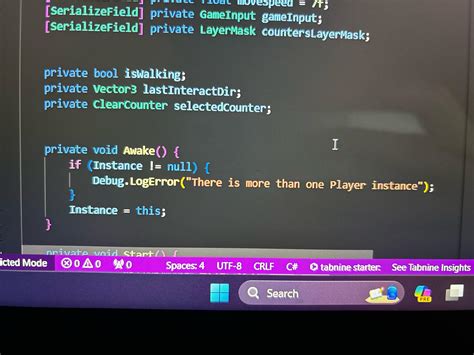 I Have Error In My Script More Then One Instance To The Player Runity