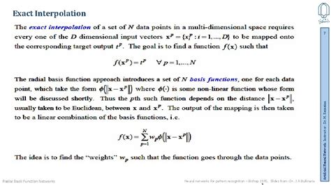 Radial Basis Function Networksrbf Radial Basis Function Networks
