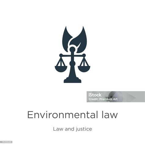 환경 법 아이콘 벡터입니다 흰색 배경에 고립 된 법과 정의 컬렉션에서 유행 플랫 환경 법 아이콘 벡터 일러스트레이션은 웹 및 모바일 그래픽 디자인 로고 개발에 대한 스톡