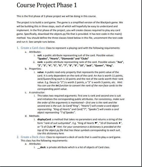 Solved Python Blackjack Help The Main Method Is Required