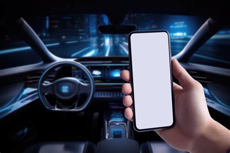 premium ai image driving innovation hand holds smartphone in