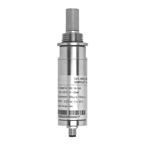 Rs485 Industrial Online Temperature Humidity Dew Point Sensor For Compressed Air Dew Point