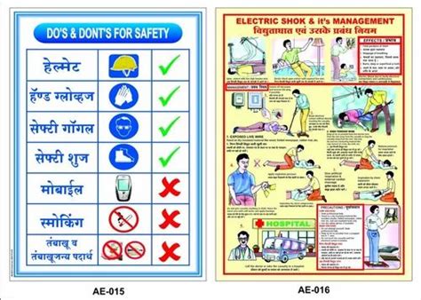 Rectangular Multicolor Construction Site Safety Signs For Industrial