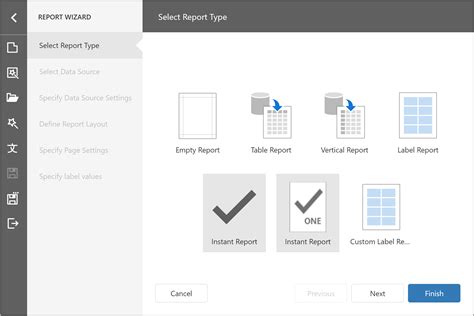 Devexpress Web Report Designer — Custom Report Templates In Report Wizard Data Source Ui